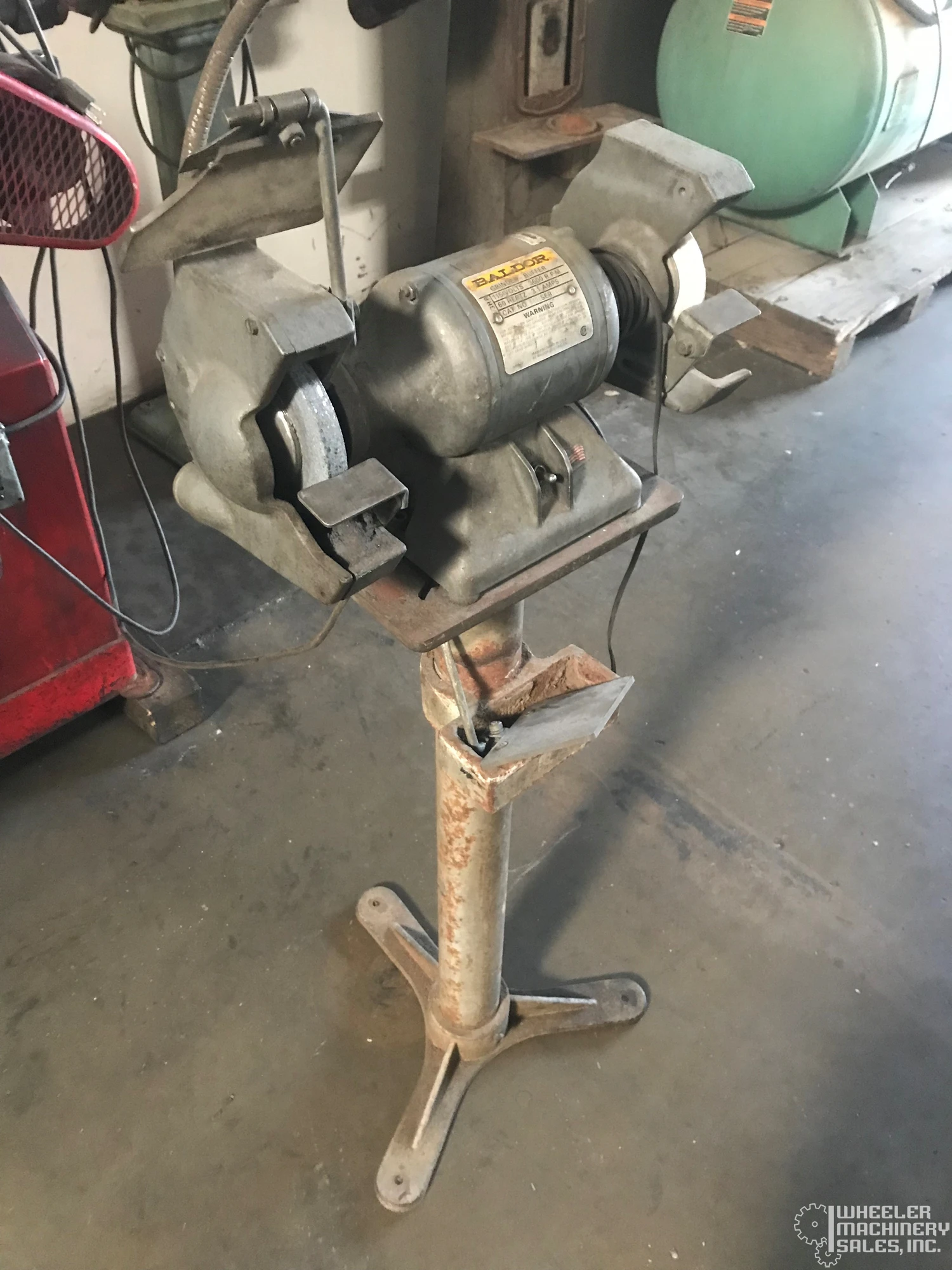 Used BALDOR 662E GRINDERS PEDESTAL 6454 Wheeler Machinery Sales