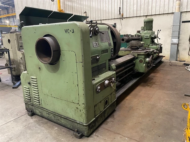 Hollow spindle lathe store